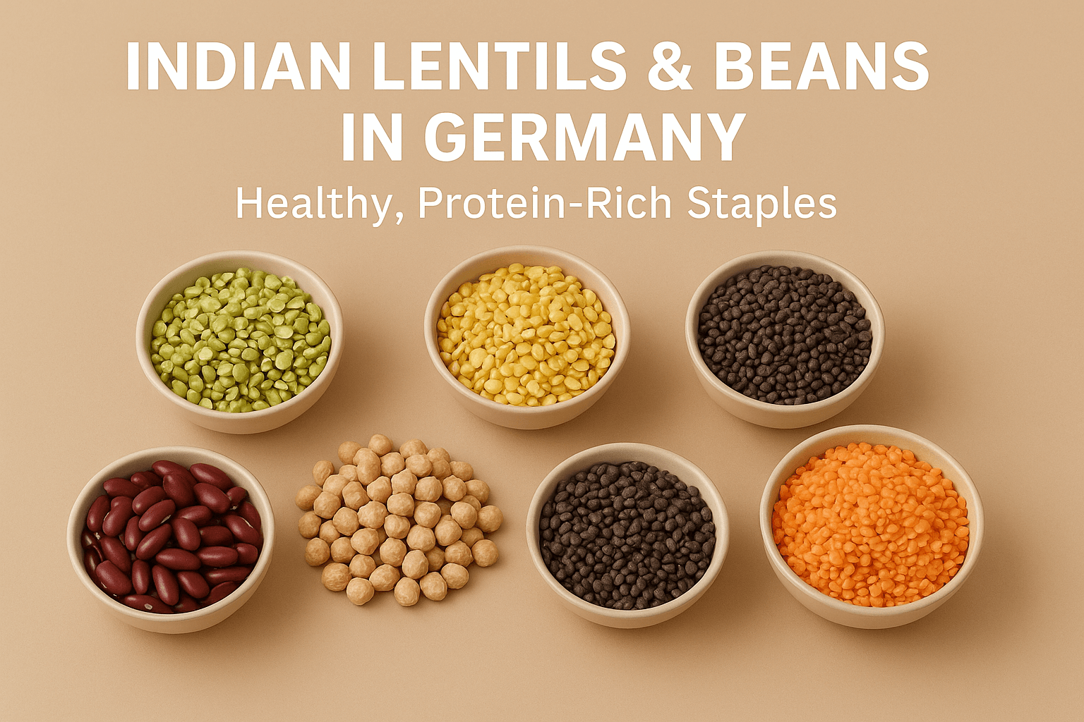 Indian Lentils & Beans in Germany – Rajma, Chana, Moong, etc
